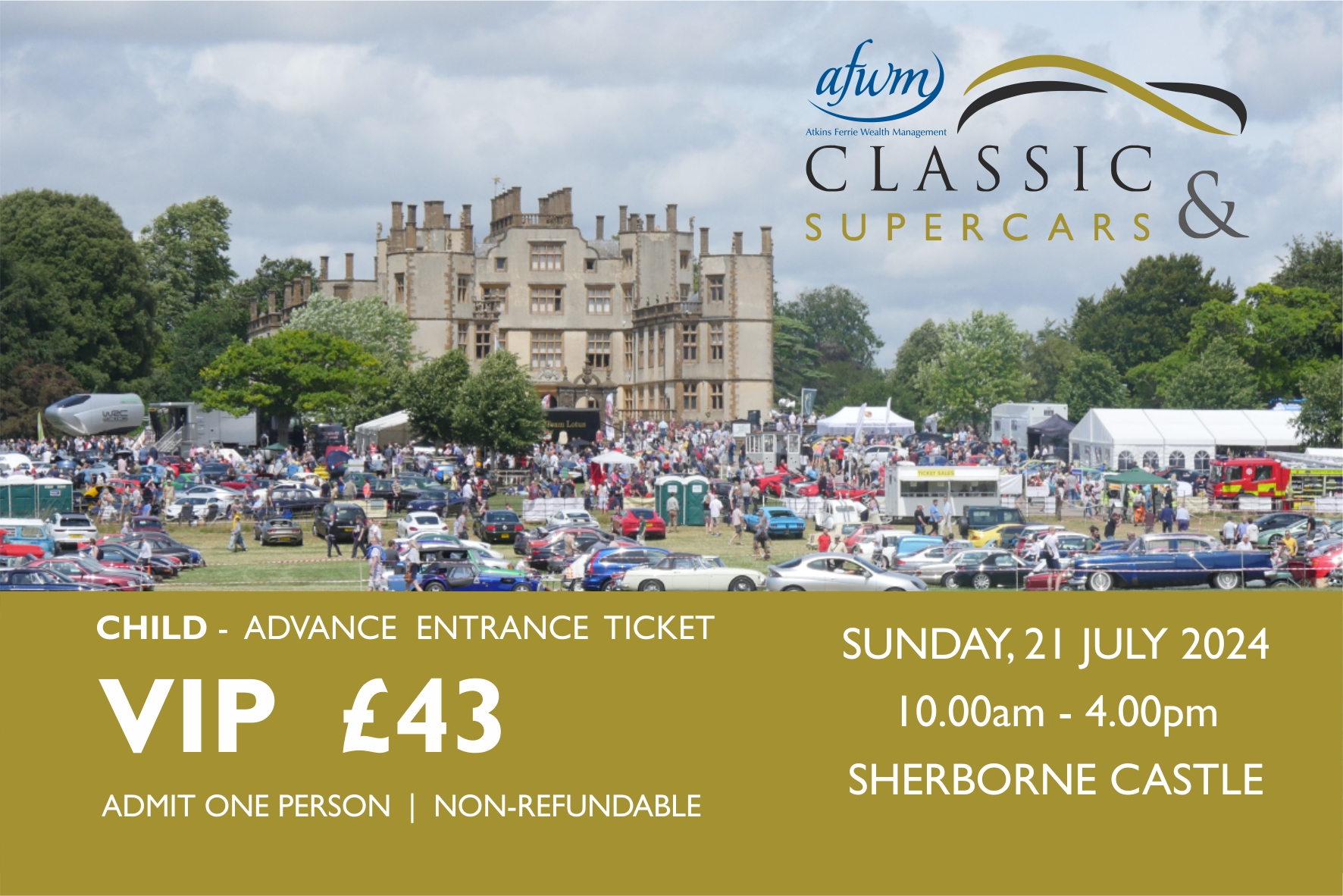 Visitor Ticket 2024-VIP Child | Classic & Supercars Show